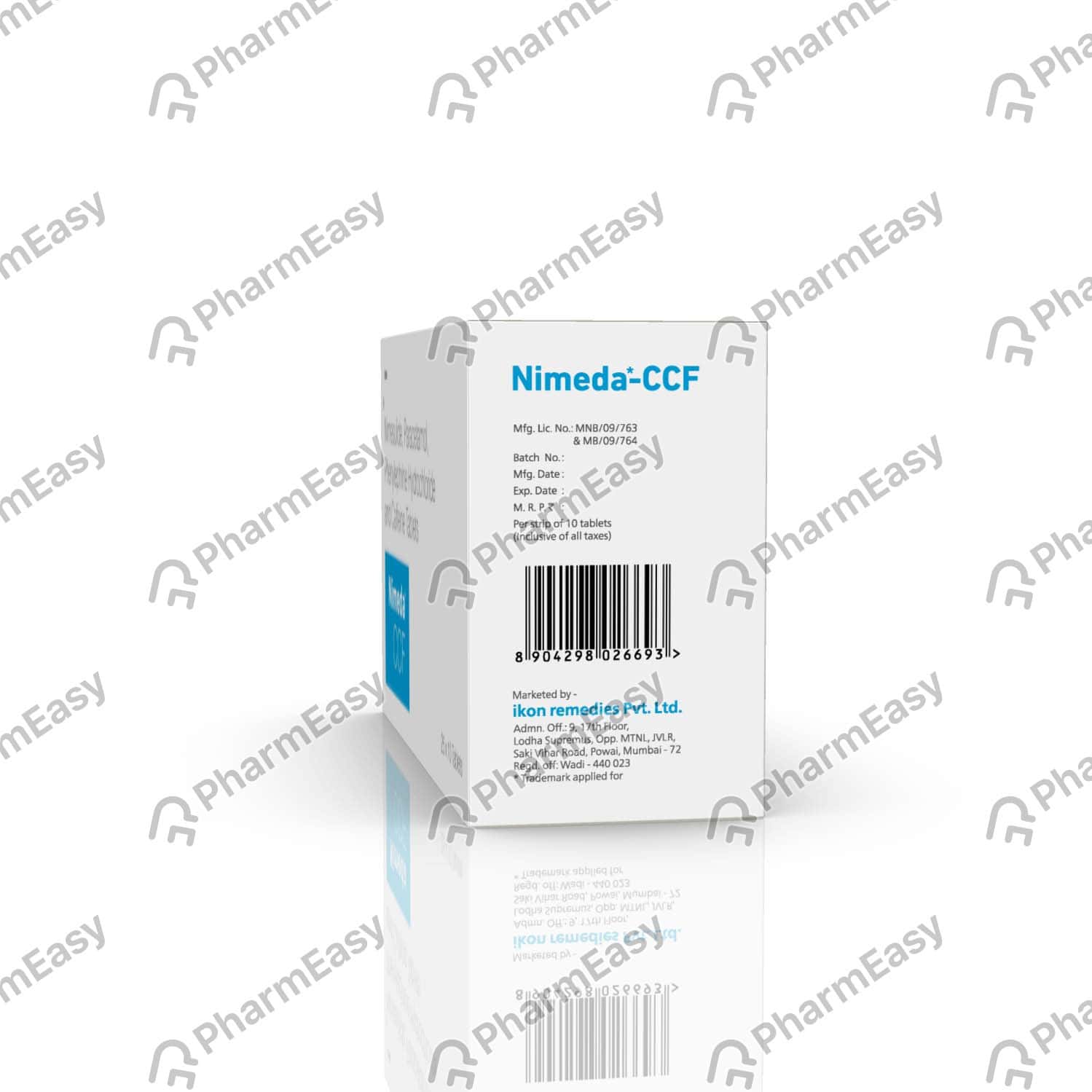 Buy Nimeda Ccf Strip Of 10 Tablets Online at Flat 15% OFF | PharmEasy