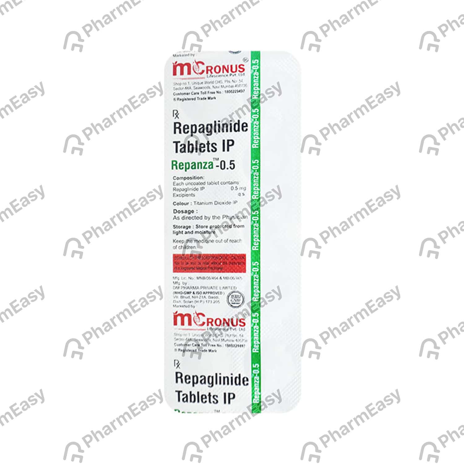 Repanza 0.5 MG Tablet (10): Uses, Side Effects, Price & Dosage | PharmEasy