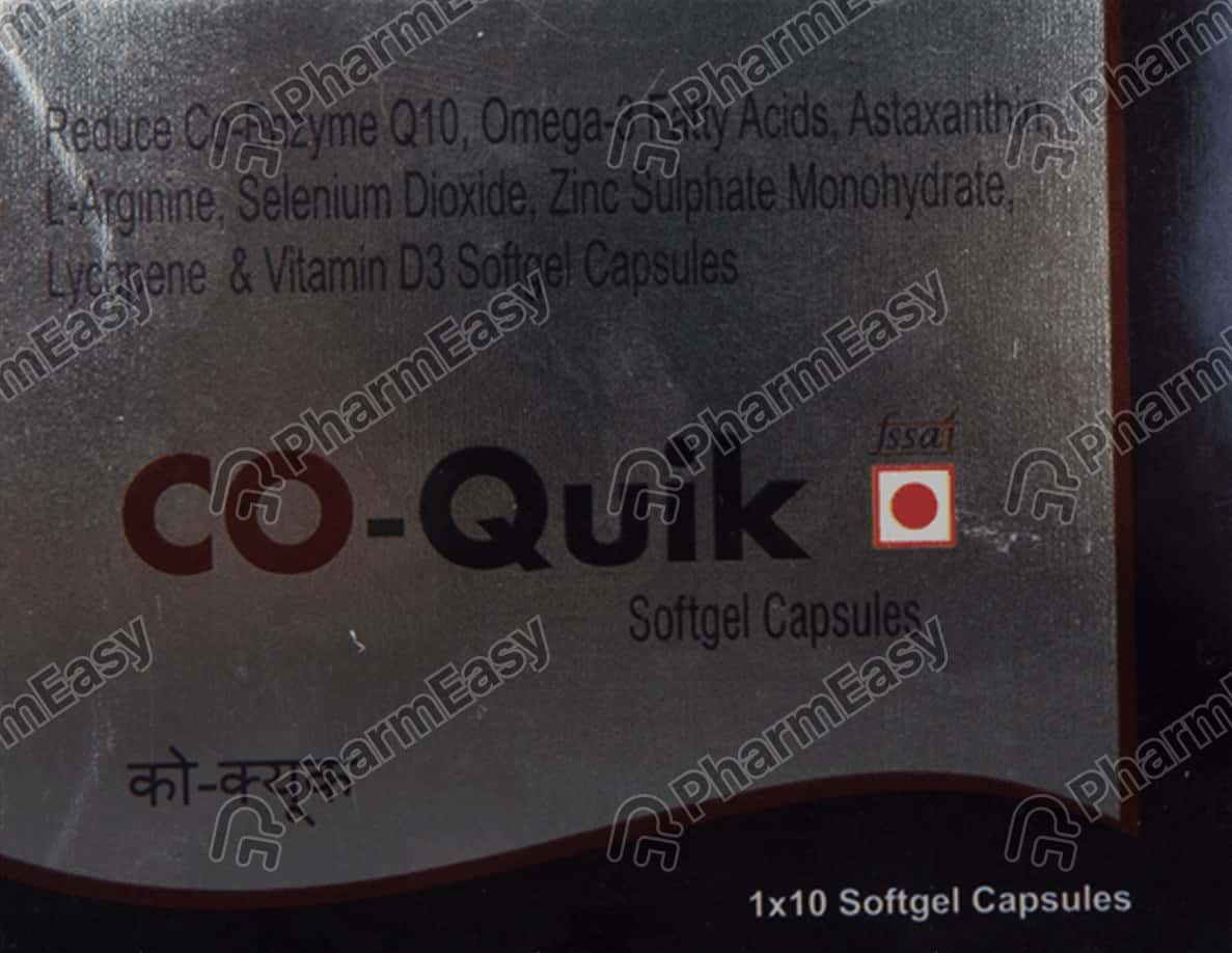 Buy Co Quik Tablet 10'S Online at Flat 15% OFF | PharmEasy