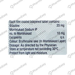 Bilasure M 40mg Strip Of 10 Tablets: Uses, Side Effects, Price & Dosage ...