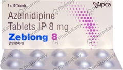Zeblong 8 MG Tablet (10): Uses, Side Effects, Price & Dosage | PharmEasy