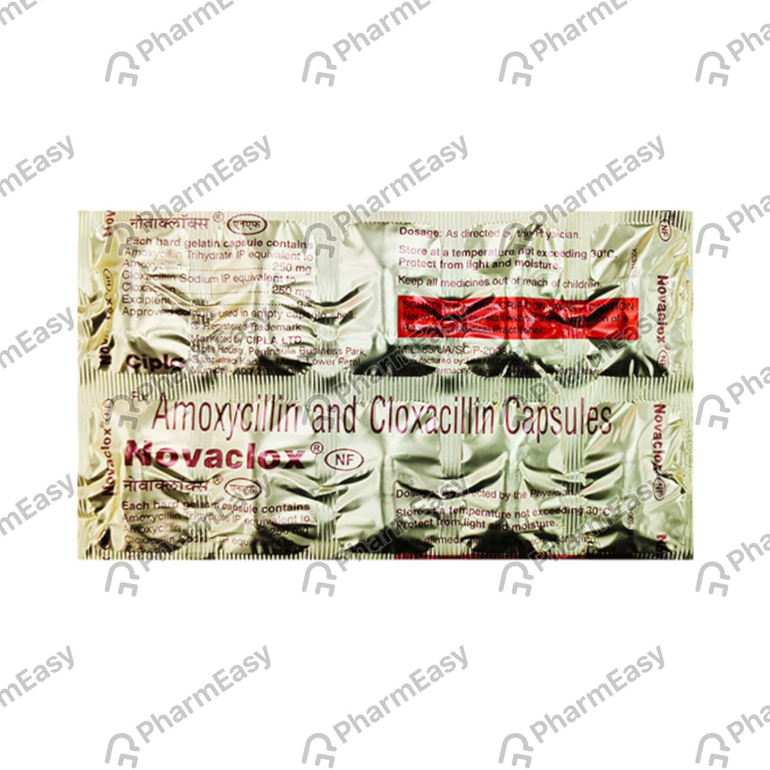 Novaclox Nf Strip Of 10 Capsules: Uses, Side Effects, Price & Dosage ...