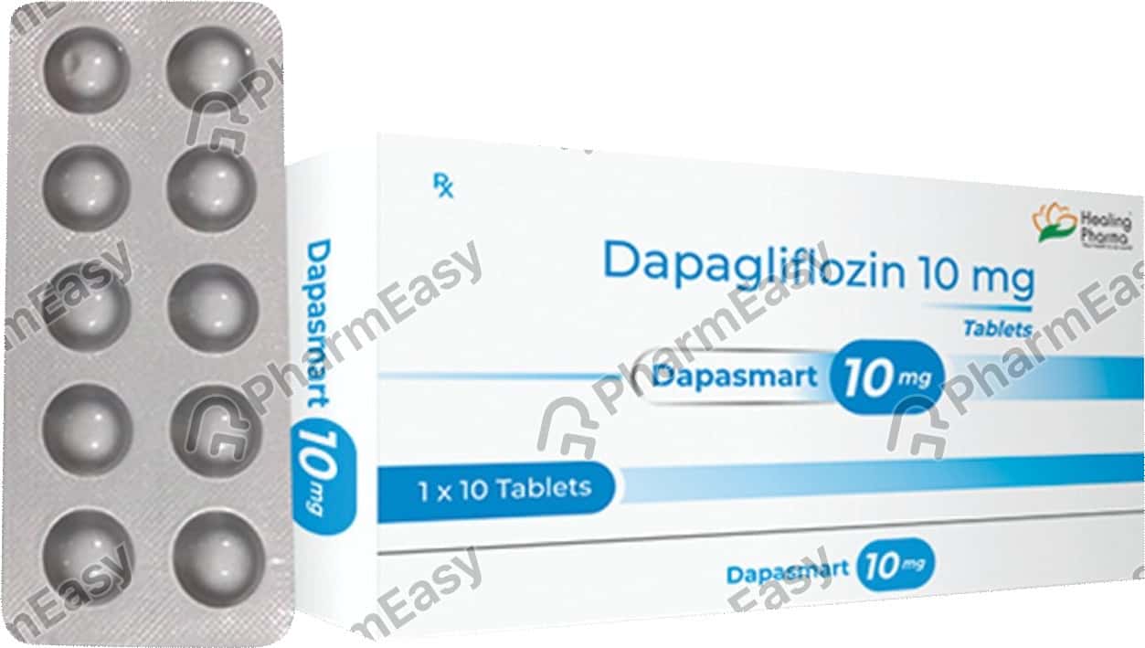 Dapasmart 10mg Tablet: Uses, Side-effects, Price, Dosage & More Info - PharmEasy