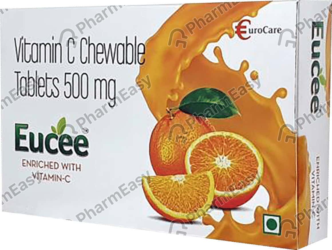 Eucee 500 MG Chewable Tablet (10): Uses, Side Effects, Price & Dosage ...
