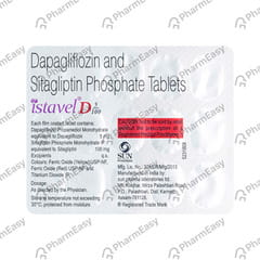 Istavel D 5/100mg Strip Of 15 Tablets: Uses, Side Effects, Price ...
