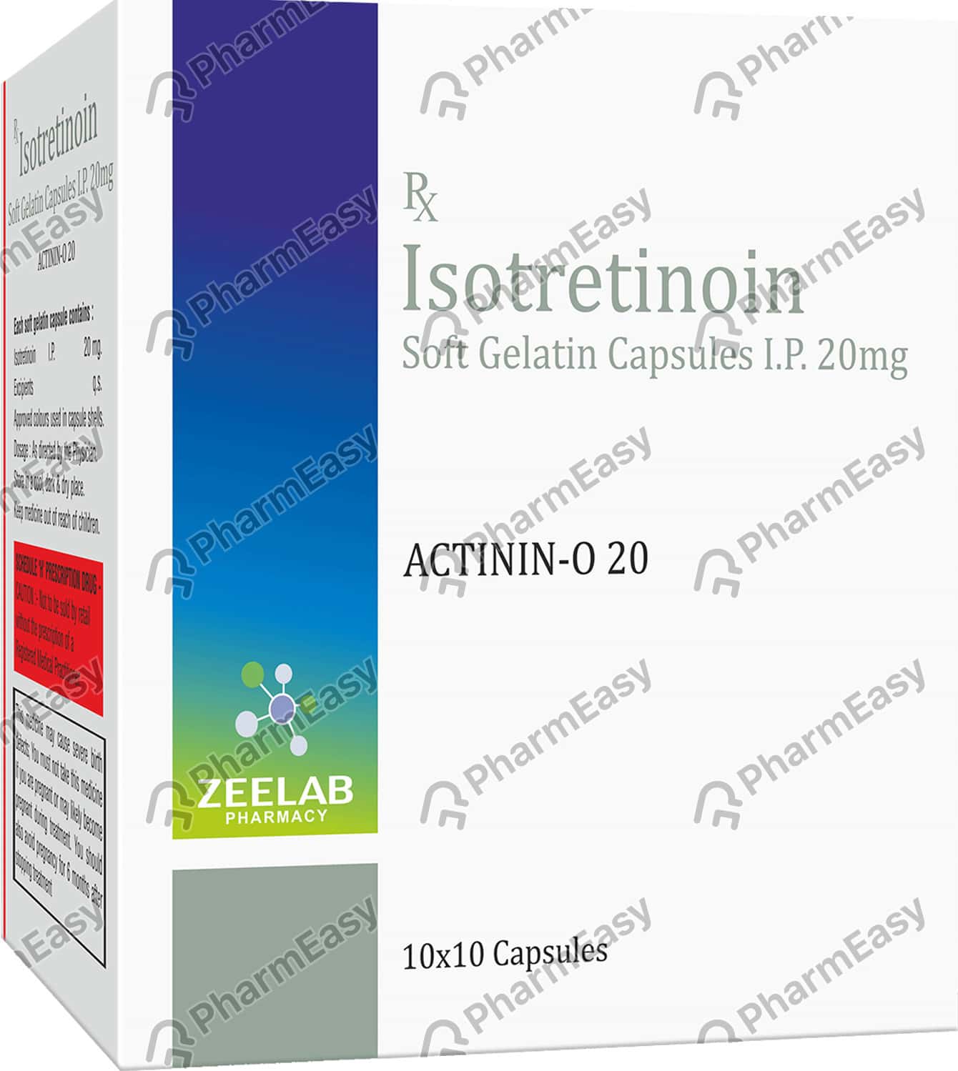 Actinin-O 20 Softgel Capsule: Uses, Side-effects, Price, Dosage & More ...