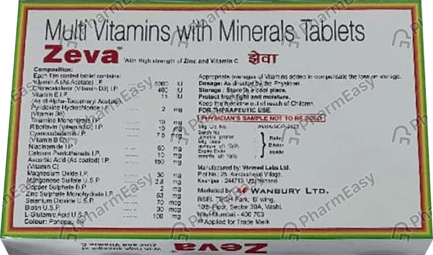 Buy Zeva Strip Of 15 Tablets Online at Flat 15% OFF | PharmEasy