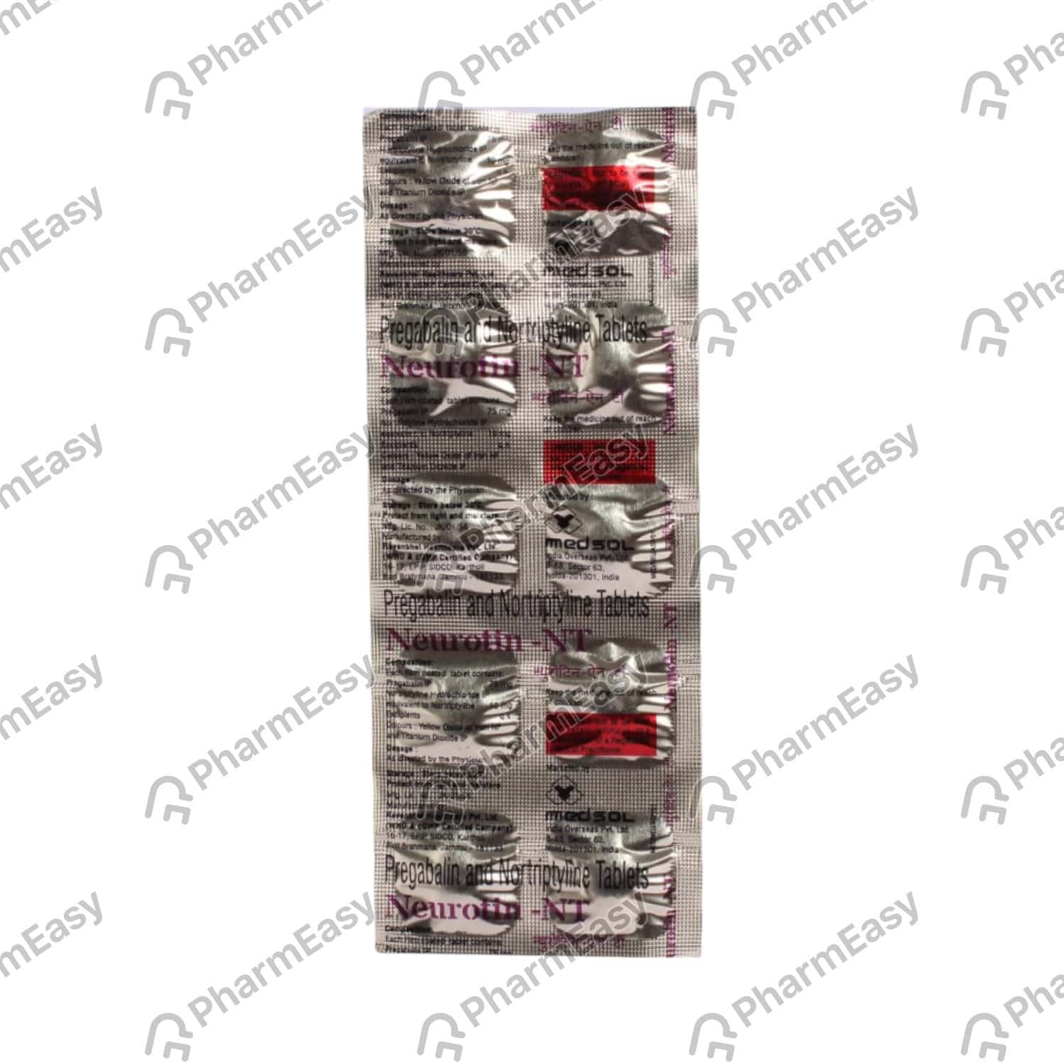 Neurotin Nt 75/10mg Strip Of 10 Tablets: Uses, Side Effects, Price & Dosage | PharmEasy