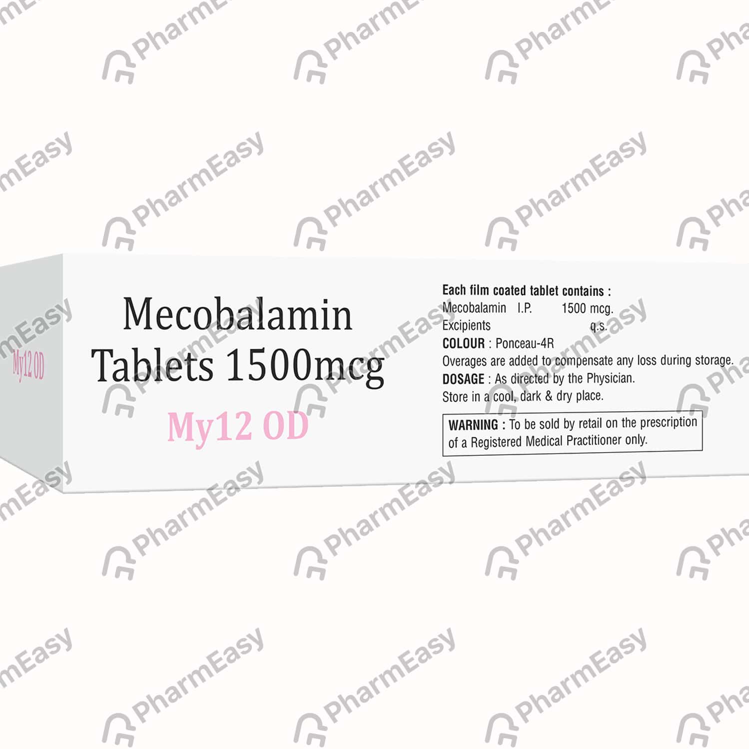 Buy My 12 Od 1500 MCG Tablet (10) Online at Flat 15% OFF | PharmEasy