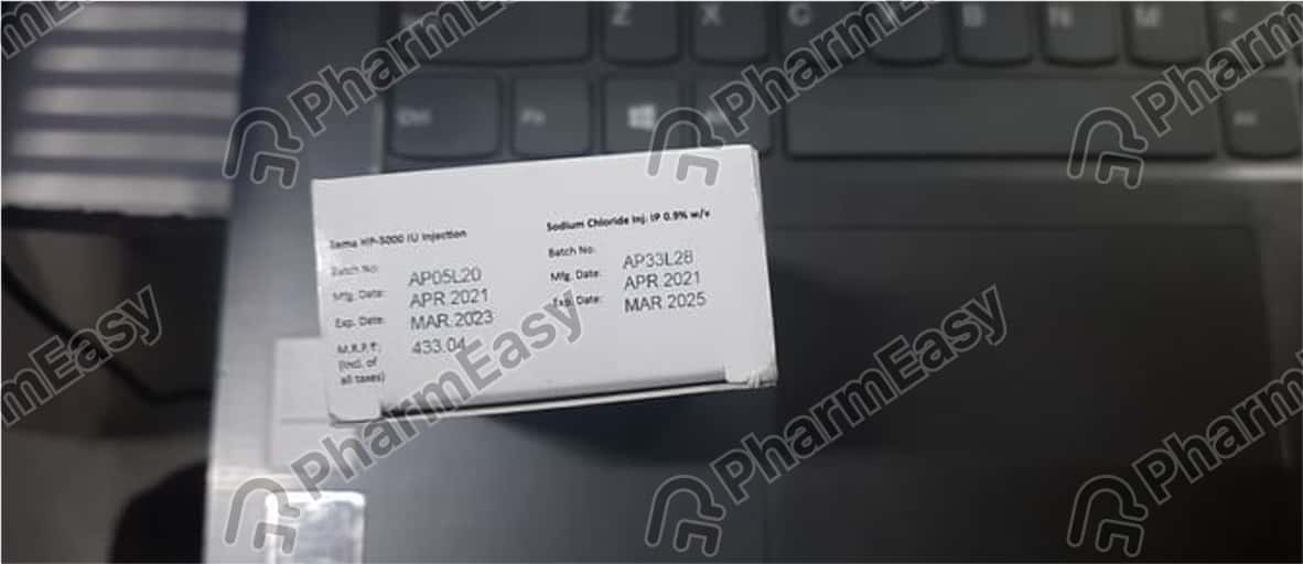 Eema Hp 5000 IU/ML Injection (1): Uses, Side Effects, Price & Dosage ...