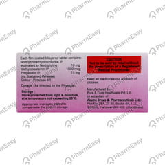 Nervilift Nt Strip Of 10 Tablets: Uses, Side Effects, Price & Dosage ...