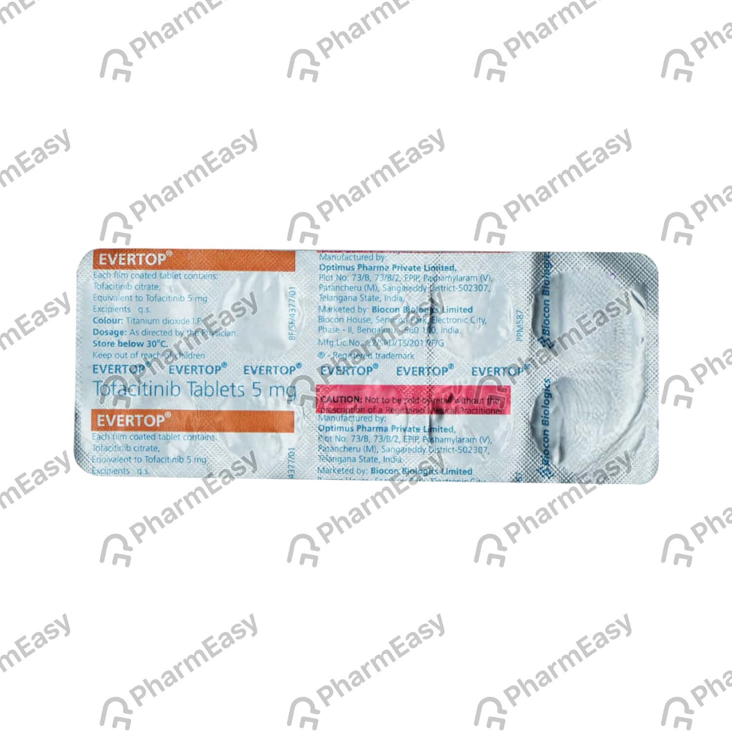 Evertop 5 MG Tablet (10): Uses, Side Effects, Price & Dosage | PharmEasy