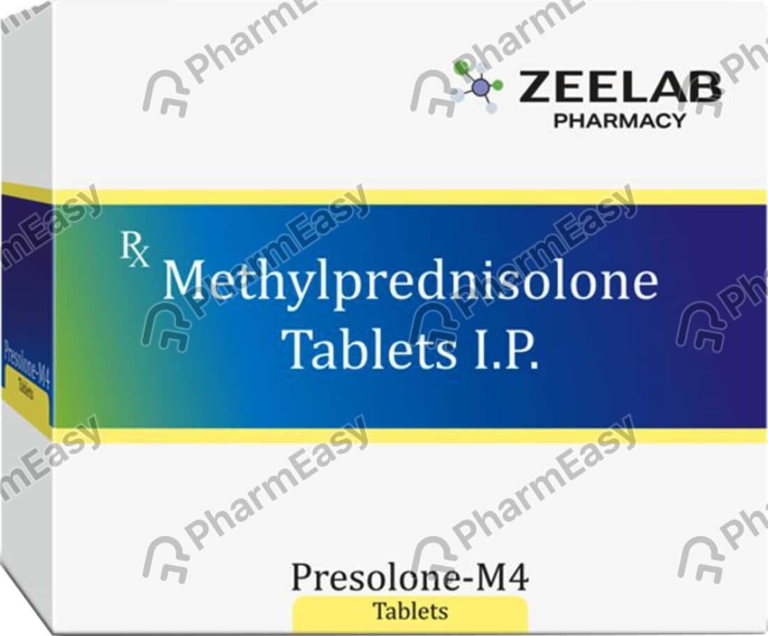 Presolone M 4 MG Tablet (10): Uses, Side Effects, Price & Dosage ...