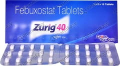 Zurig 40 MG Tablet (15): Uses, Side Effects, Price & Dosage | PharmEasy