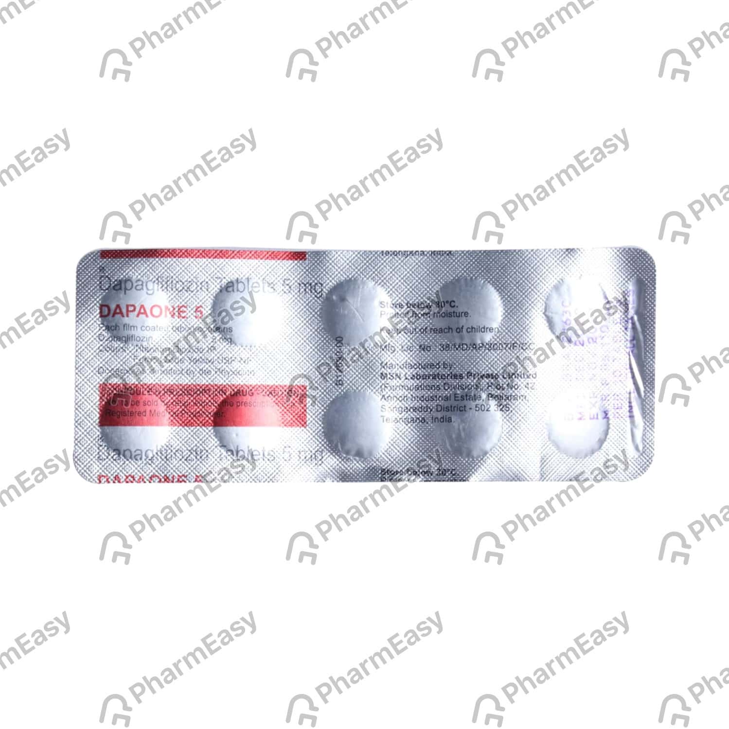 Dapaone 5 MG Tablet (10): Uses, Side Effects, Price & Dosage | PharmEasy