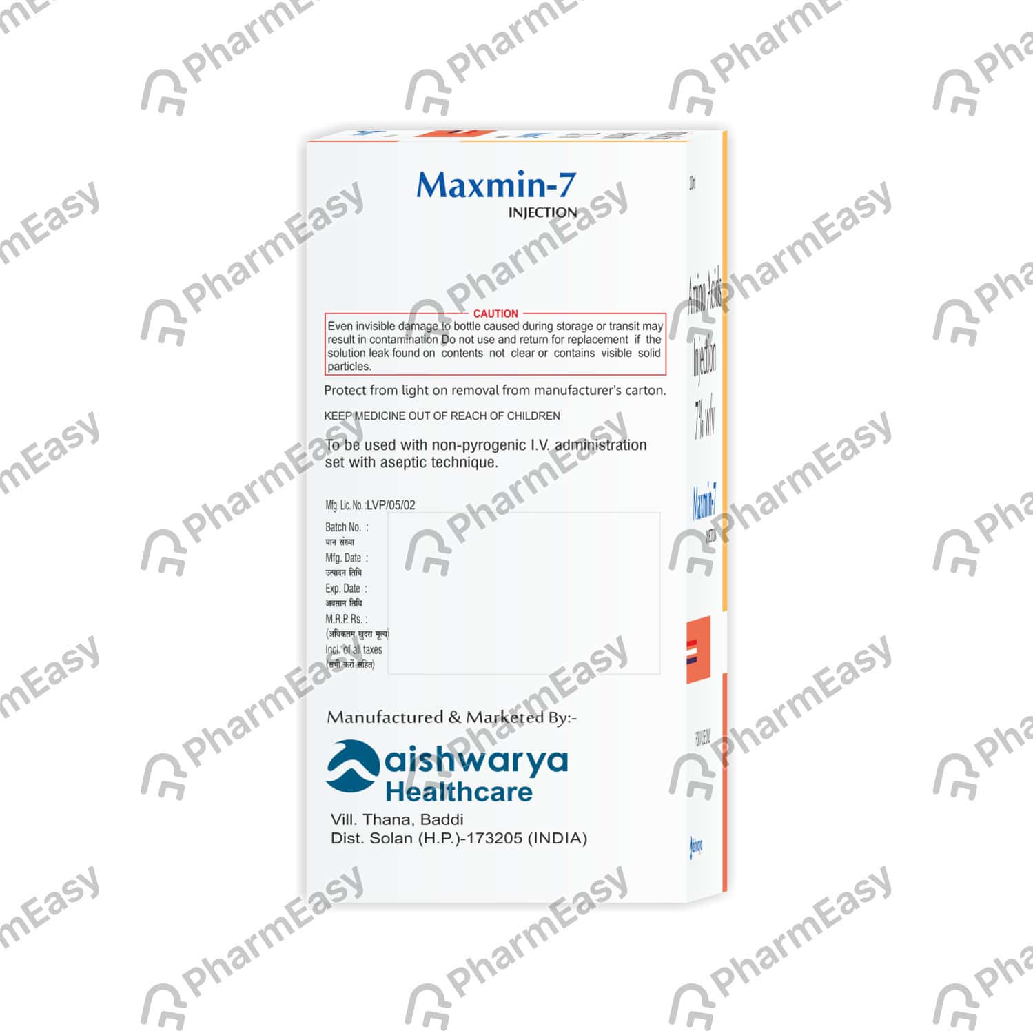 Buy Maxmin 7% Bottle Of 200ml Injection Online at Flat 15% OFF | PharmEasy