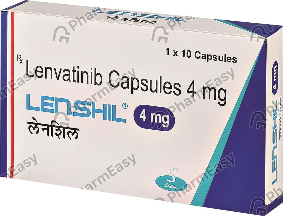 Buy Lenvat 4 MG Capsule (10) Online at Flat 15% OFF | PharmEasy