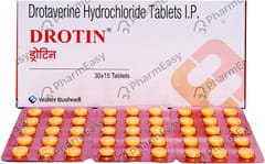 Drotin 40 MG Tablet (15): Uses, Side Effects, Price & Dosage | PharmEasy