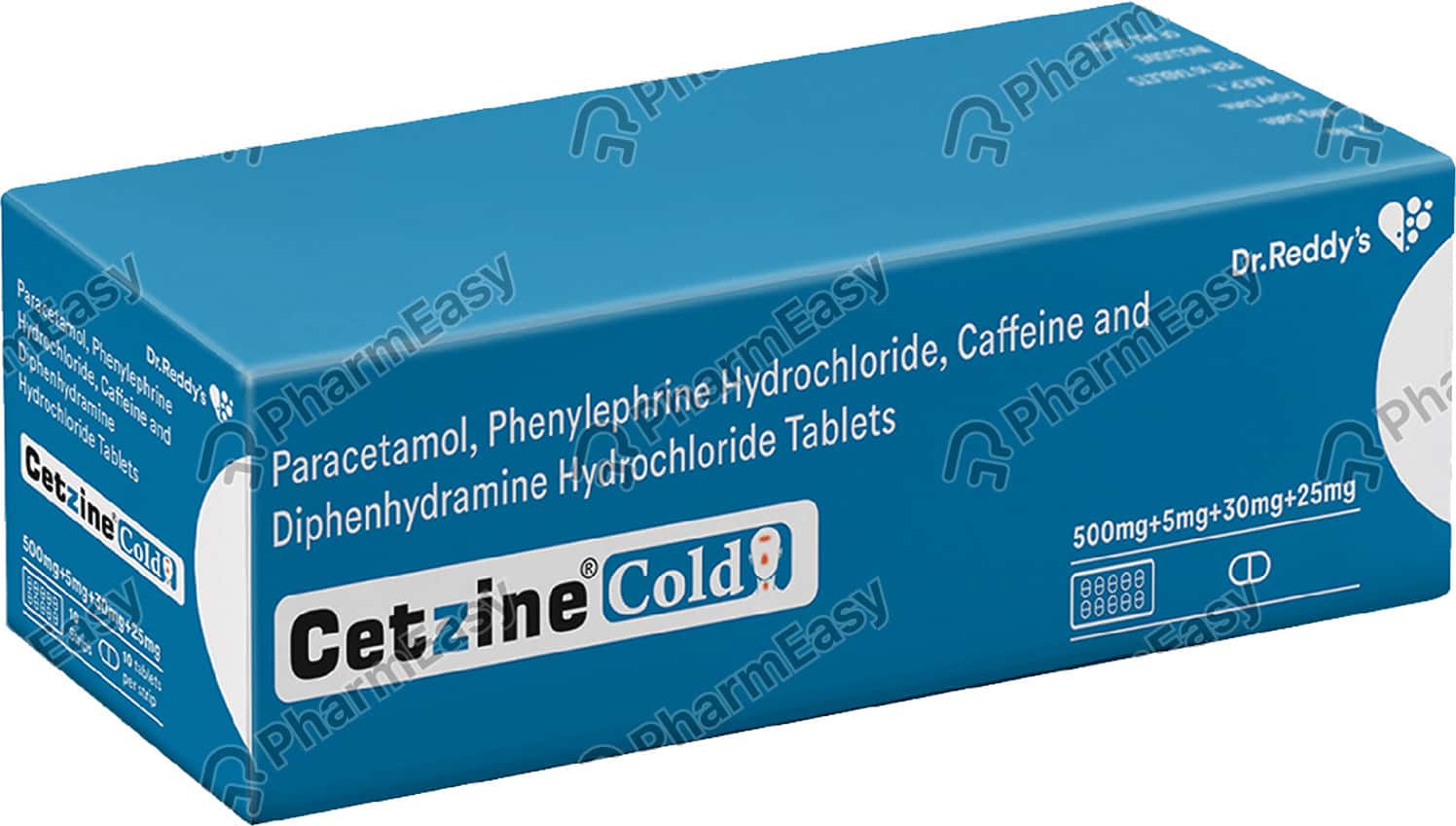 Buy Cetzine Cold Strip Of 10 Tablets Online at Flat 15% OFF | PharmEasy