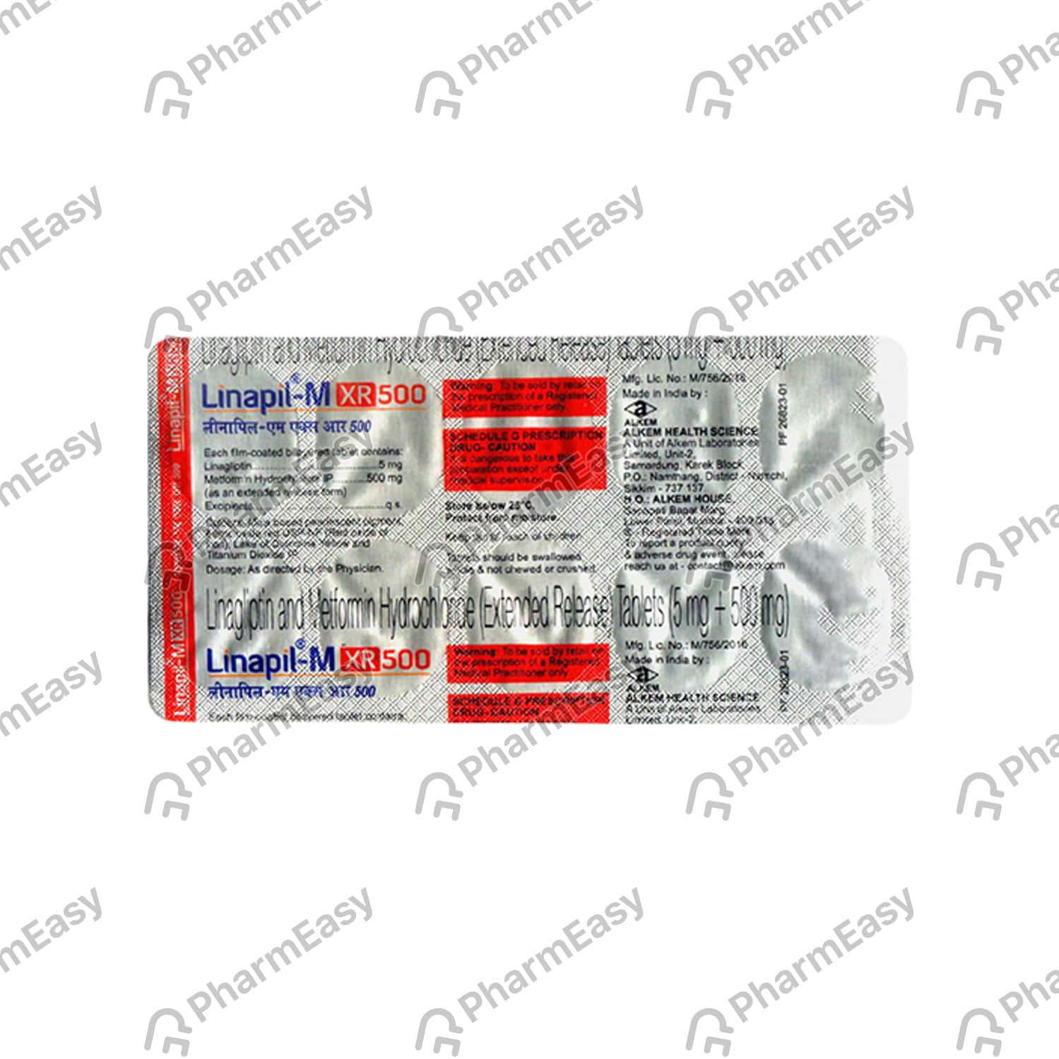 Linapil M Xr 500mg Strip Of 10 Tablets: Uses, Side Effects, Price ...