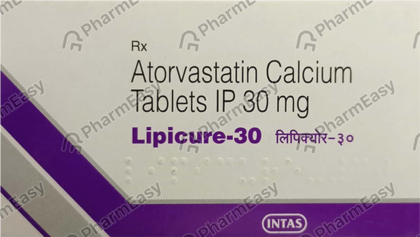 Lipicure 30 MG Tablet (10): Uses, Side Effects, Price & Dosage | PharmEasy