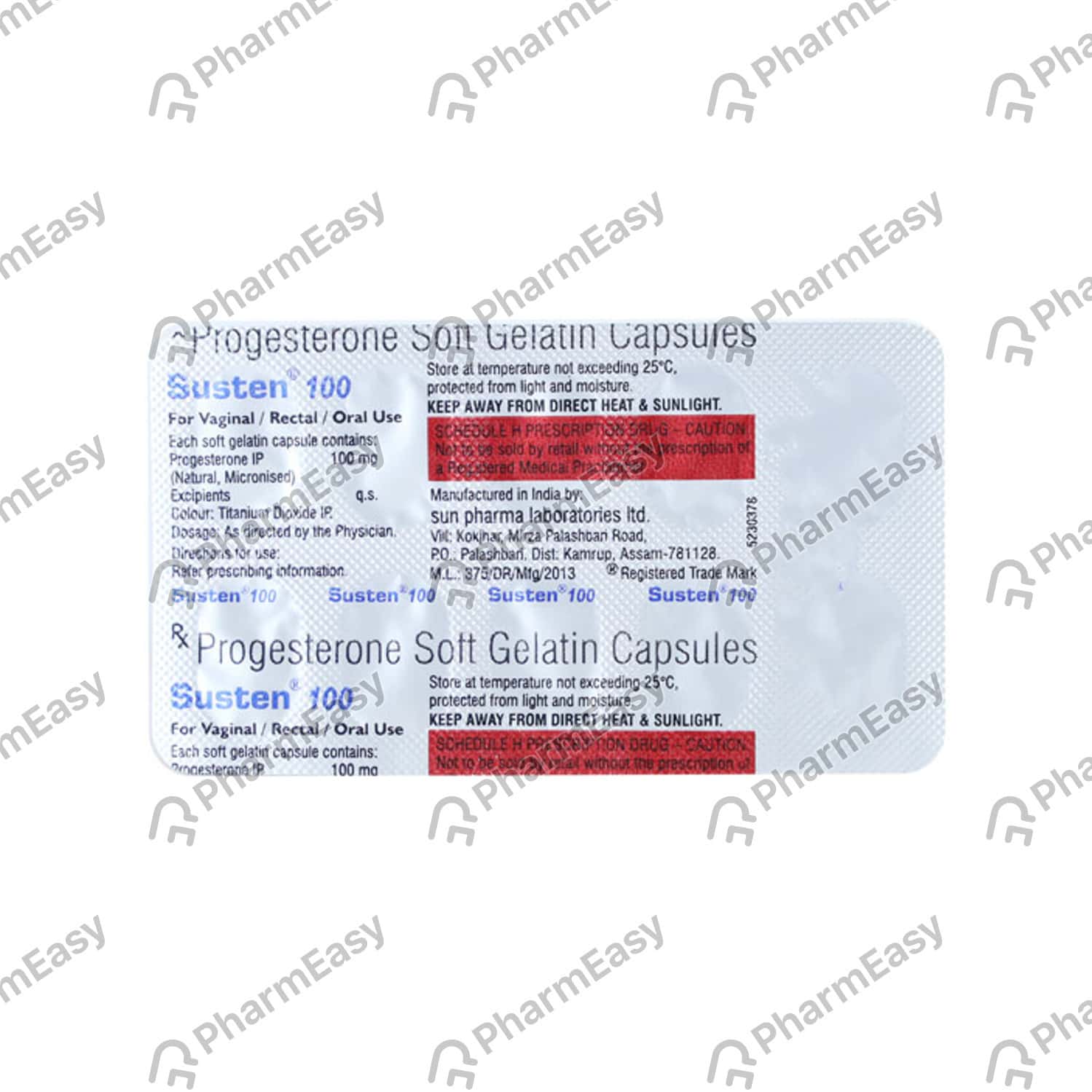 Susten 100 MG Tablet (10): Uses, Side Effects, Price & Dosage | PharmEasy