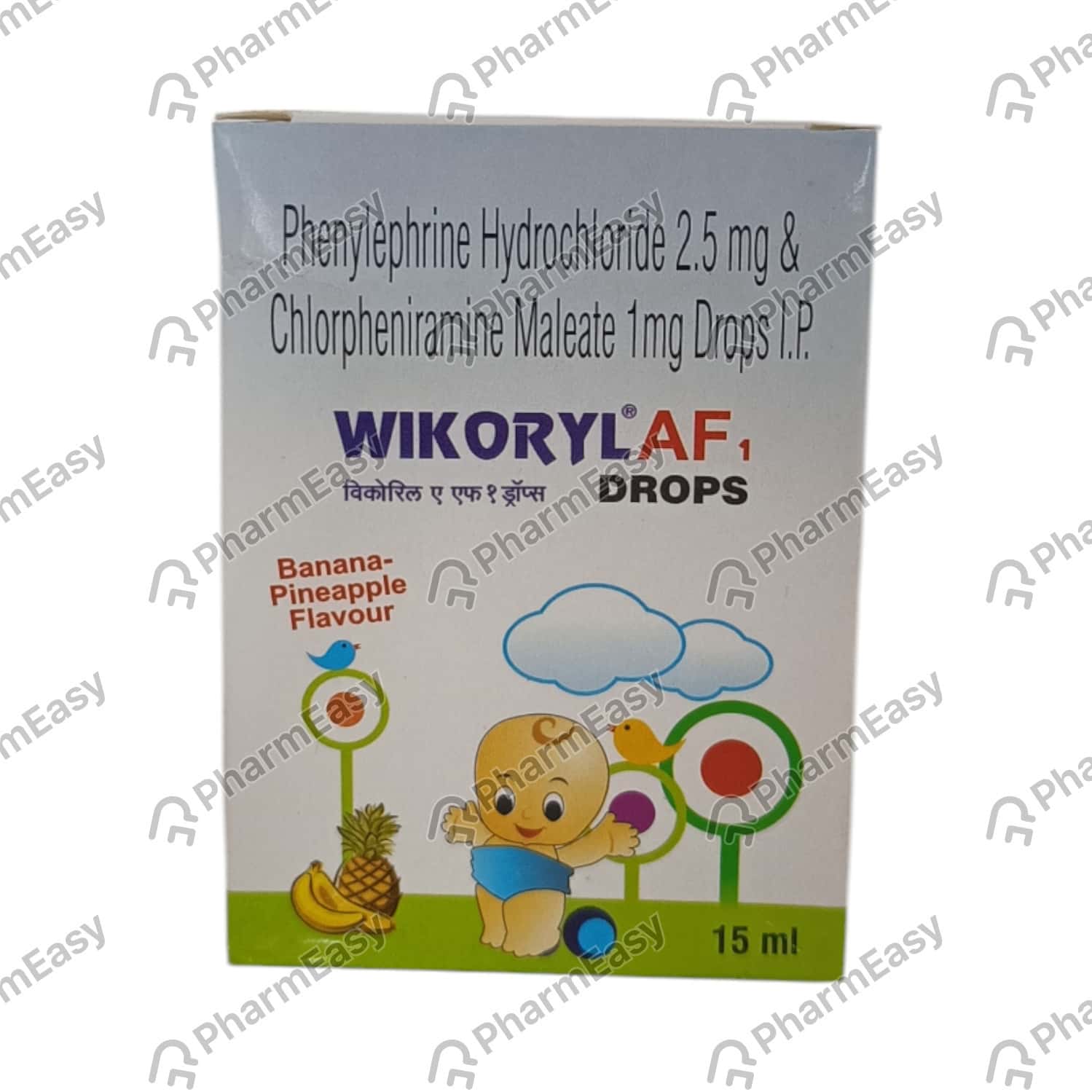 Buy Wikoryl Af 1 Banana Pineapple Flavour Bottle Of 15ml Oral Drops ...