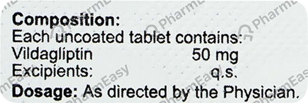 Vildagard 50 MG Tablet (15): Uses, Side Effects, Price & Dosage | PharmEasy