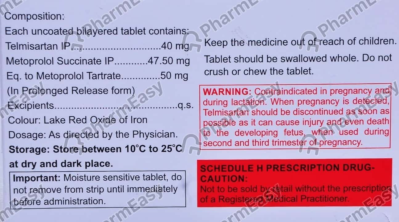 Eritel Beta 50mg Strip Of 15 Tablets: Uses, Side Effects, Price ...