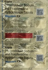 Montair FX Tablet: Uses, Side-effects, Price, Dosage & More Info ...