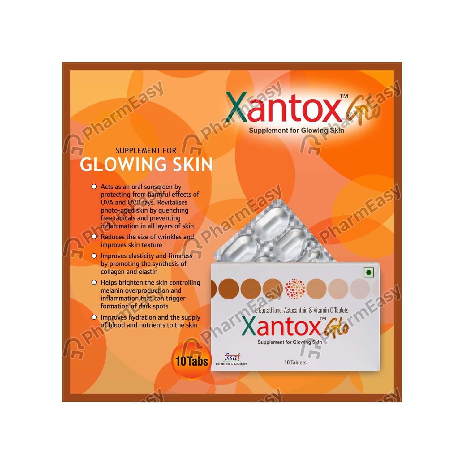 Buy Xantox Glo Tablet 10'S Online at Flat 18% OFF* | PharmEasy