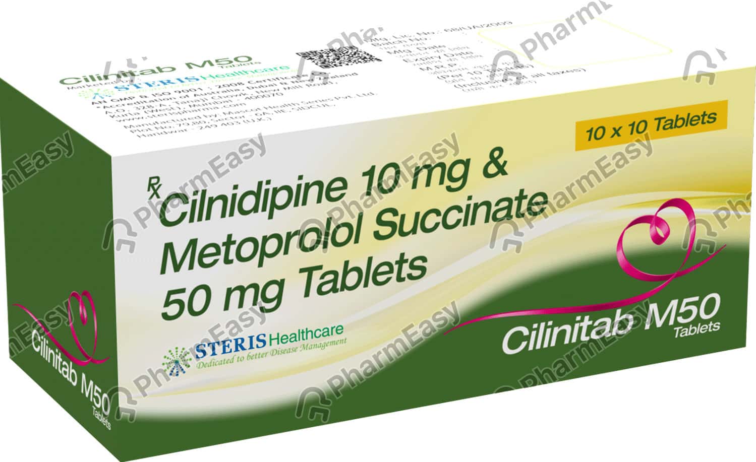 Cilinitab M 50mg Strip Of 10 Tablets: Uses, Side Effects, Price ...