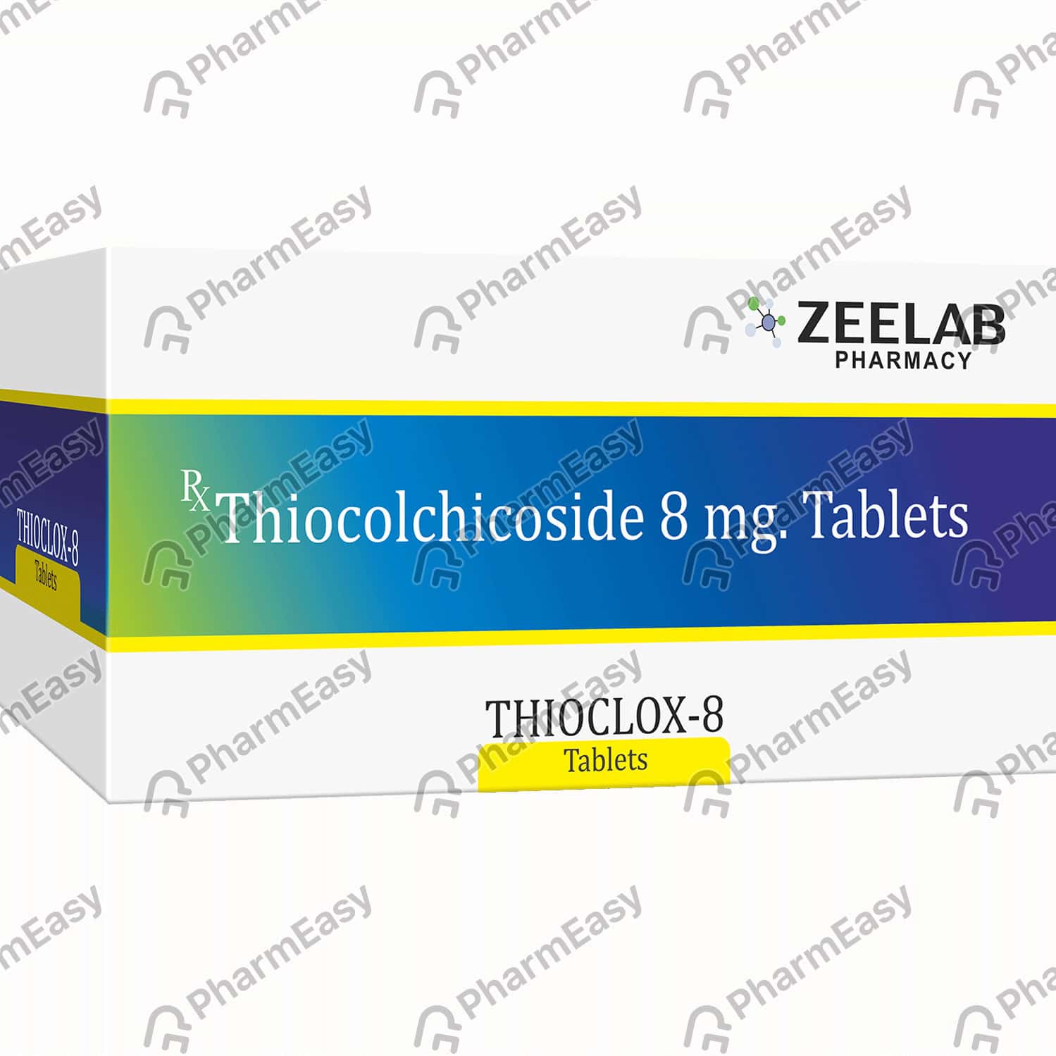 Buy Thioclox 8 MG Tablet (10) Online at Flat 15% OFF | PharmEasy