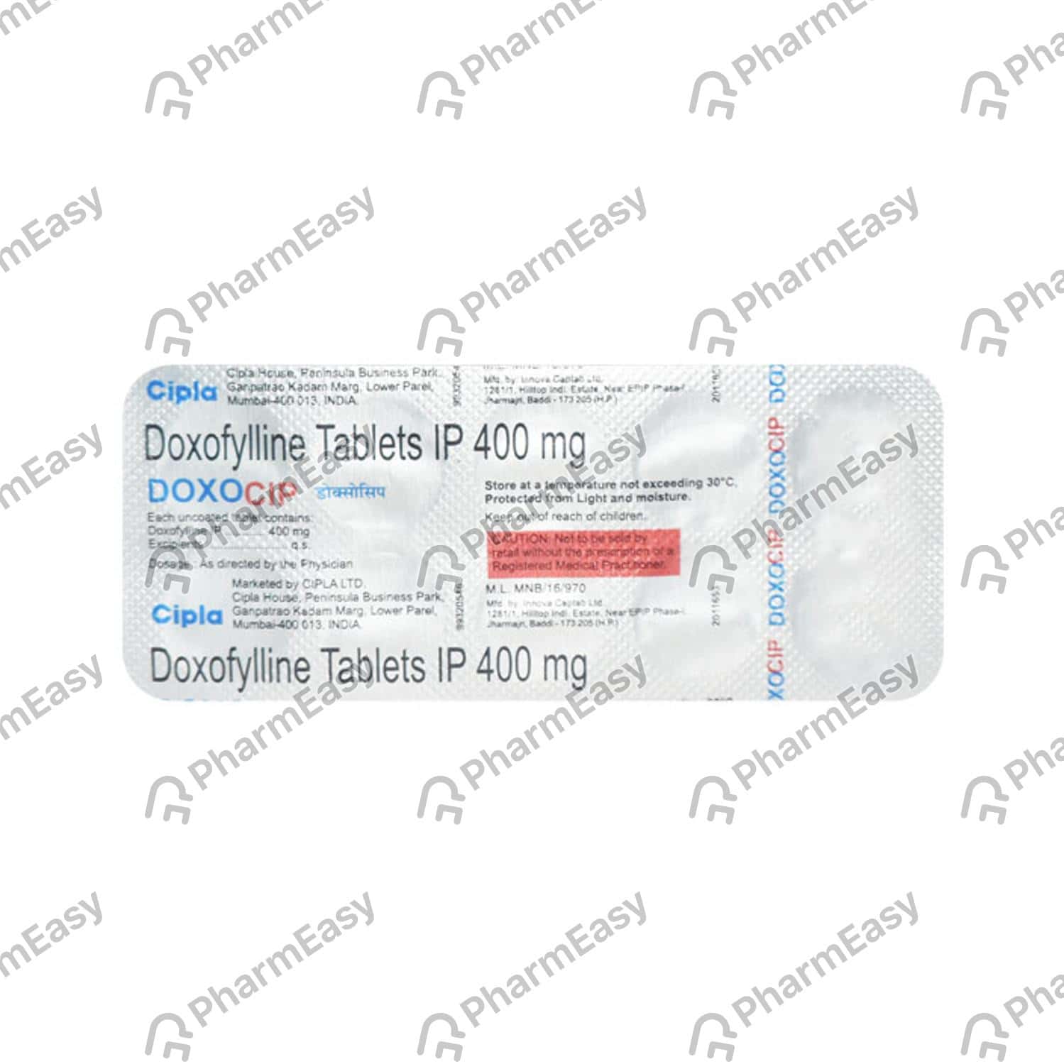 Doxocip 400 MG Tablet (10): Uses, Side Effects, Price & Dosage | PharmEasy