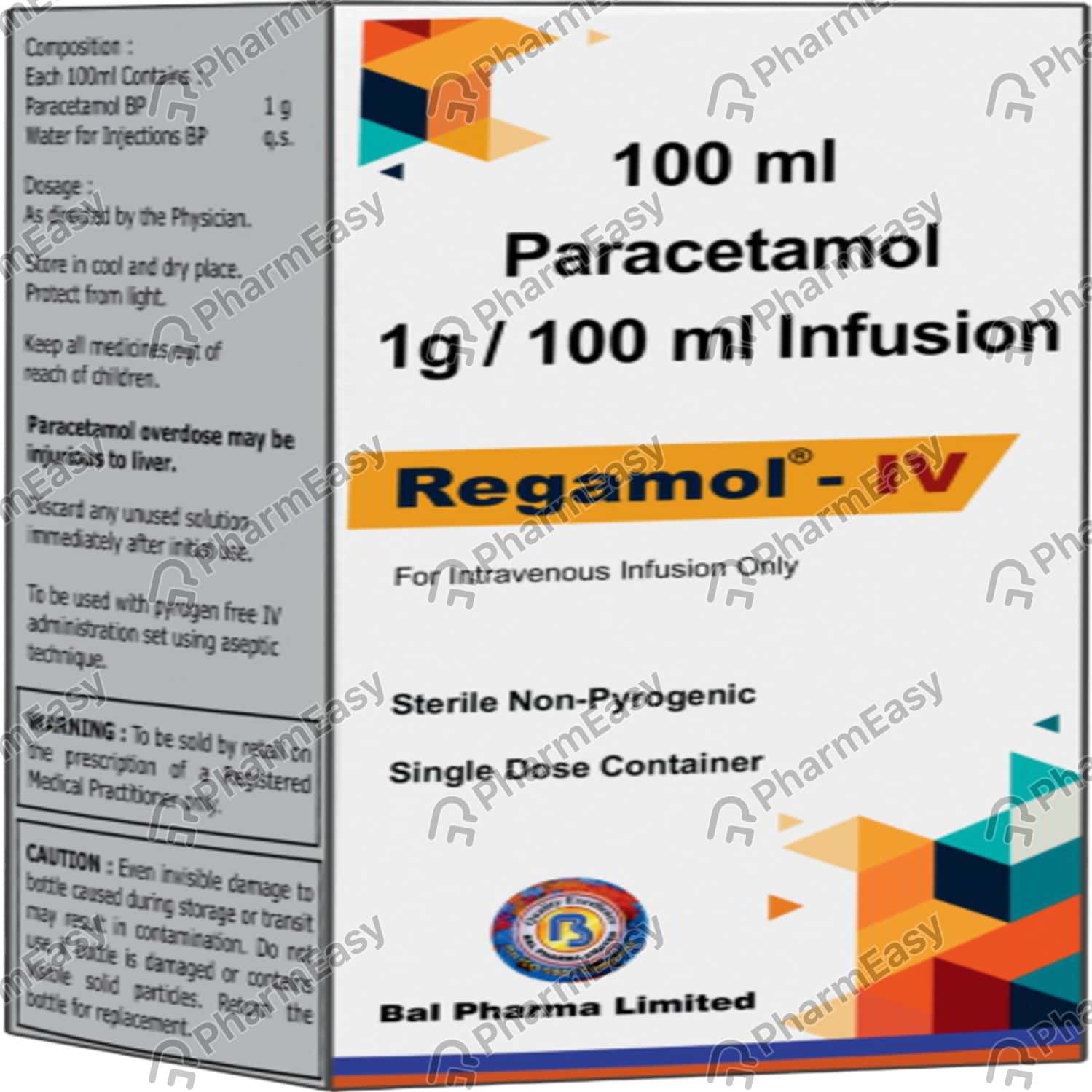 Regamol 1000 MG/100ML Infusion (100): Uses, Side Effects, Price ...