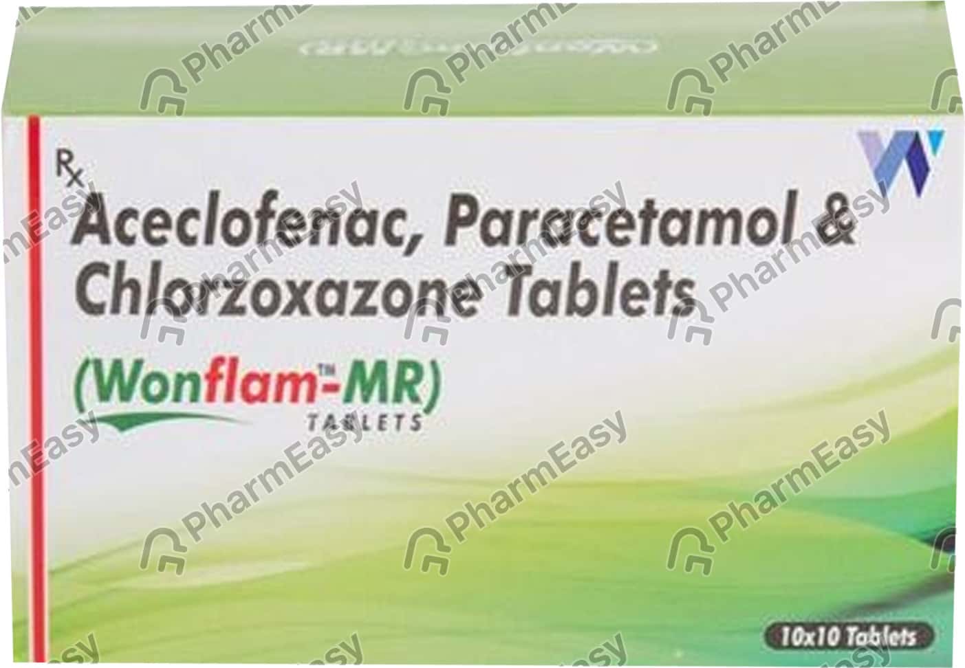 Wonflam Mr Strip Of 10 Tablets: Uses, Side Effects, Price & Dosage ...
