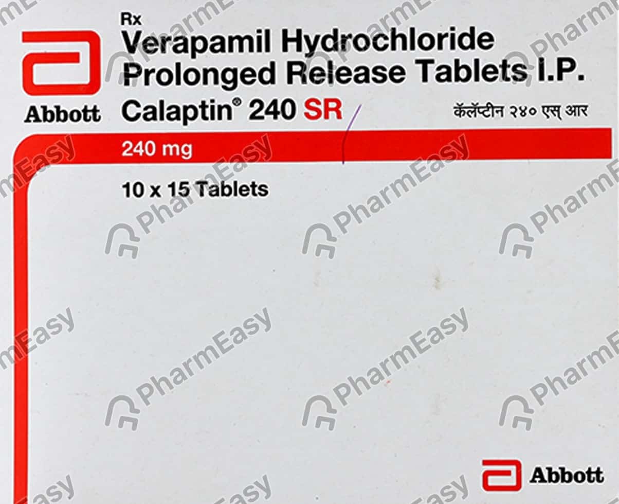 Buy Calaptin Sr 240 MG Tablet (15) Online at Flat 15% OFF | PharmEasy