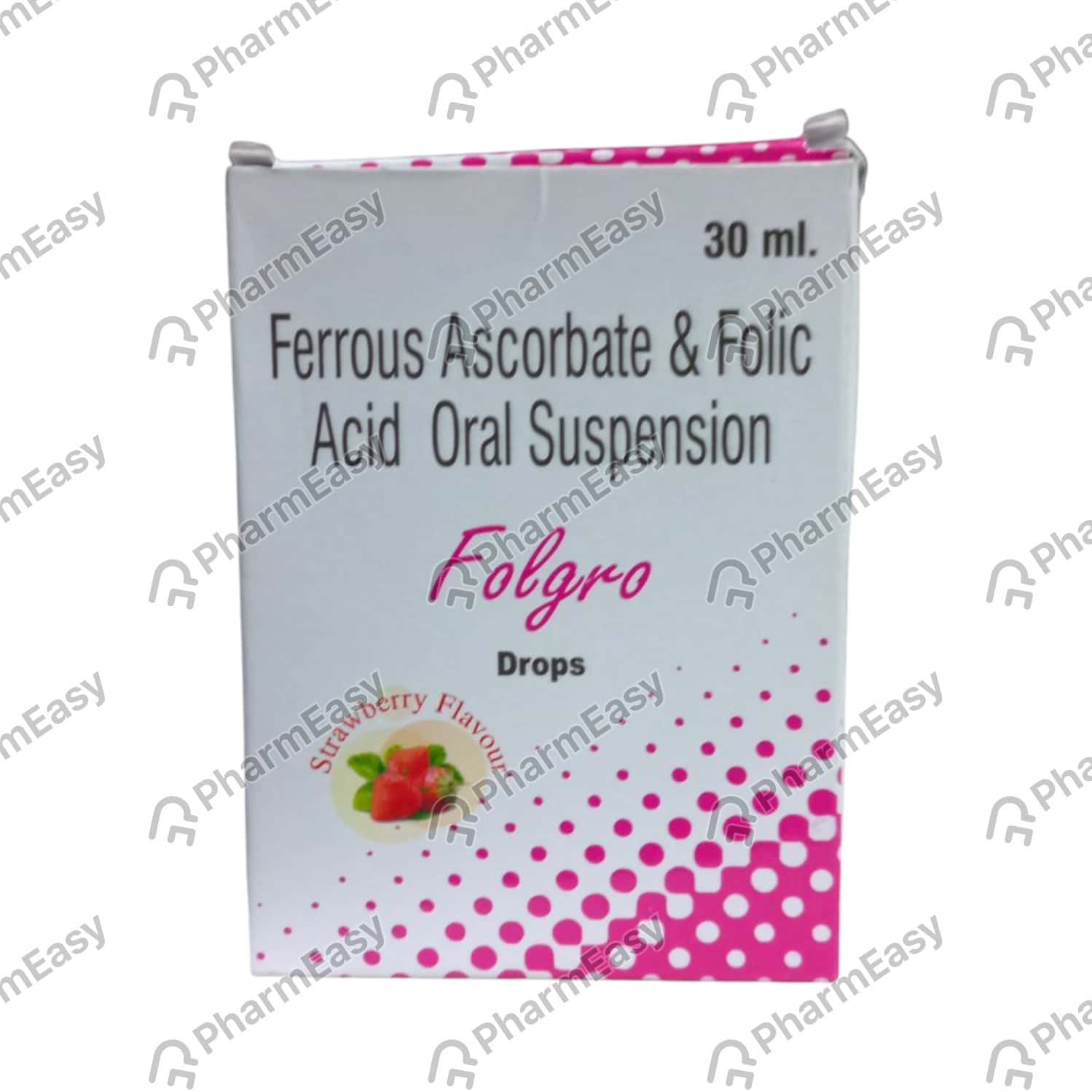 Buy Folgro Strawberry Flavour Bottle Of 30ml Drops Online at Flat 15% ...