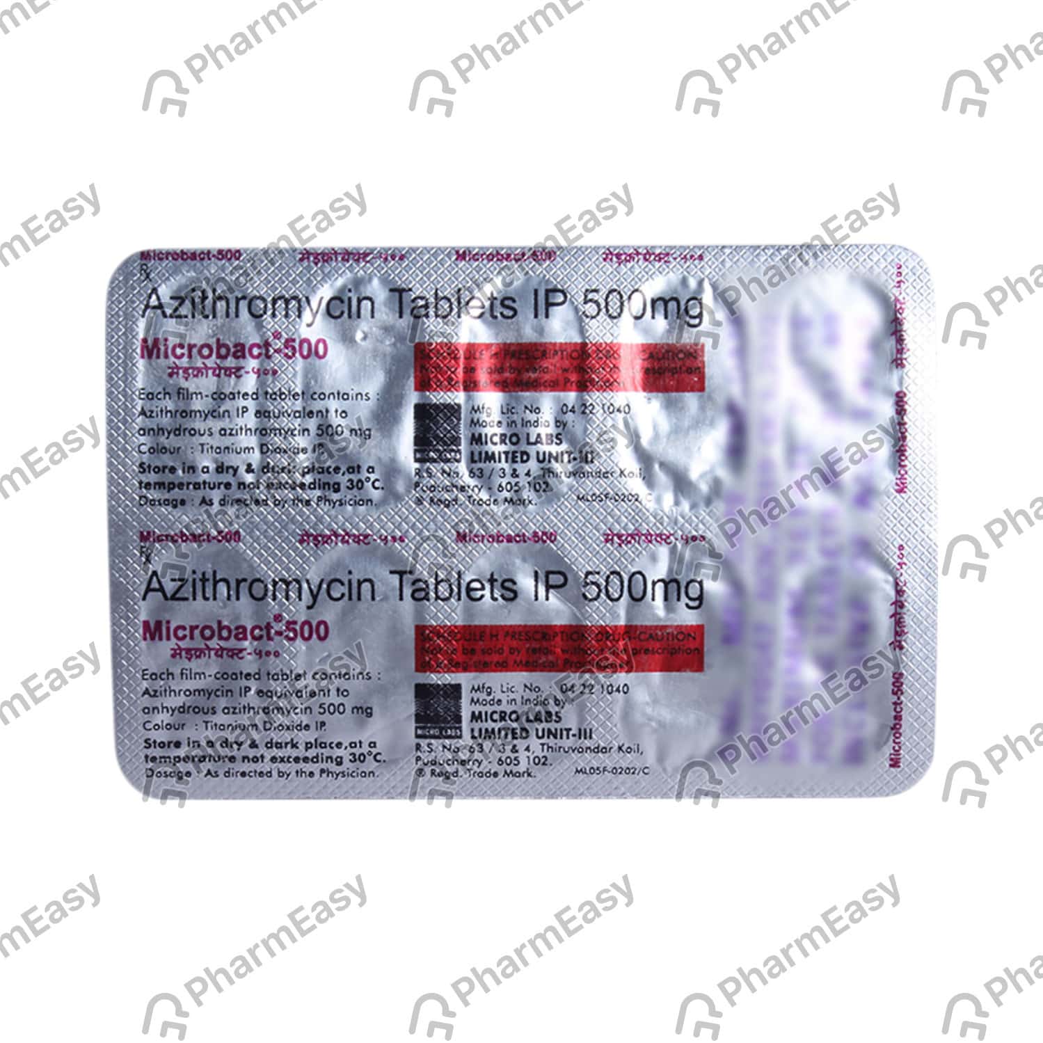 Microbact 500 MG Tablet (5): Uses, Side Effects, Price & Dosage | PharmEasy
