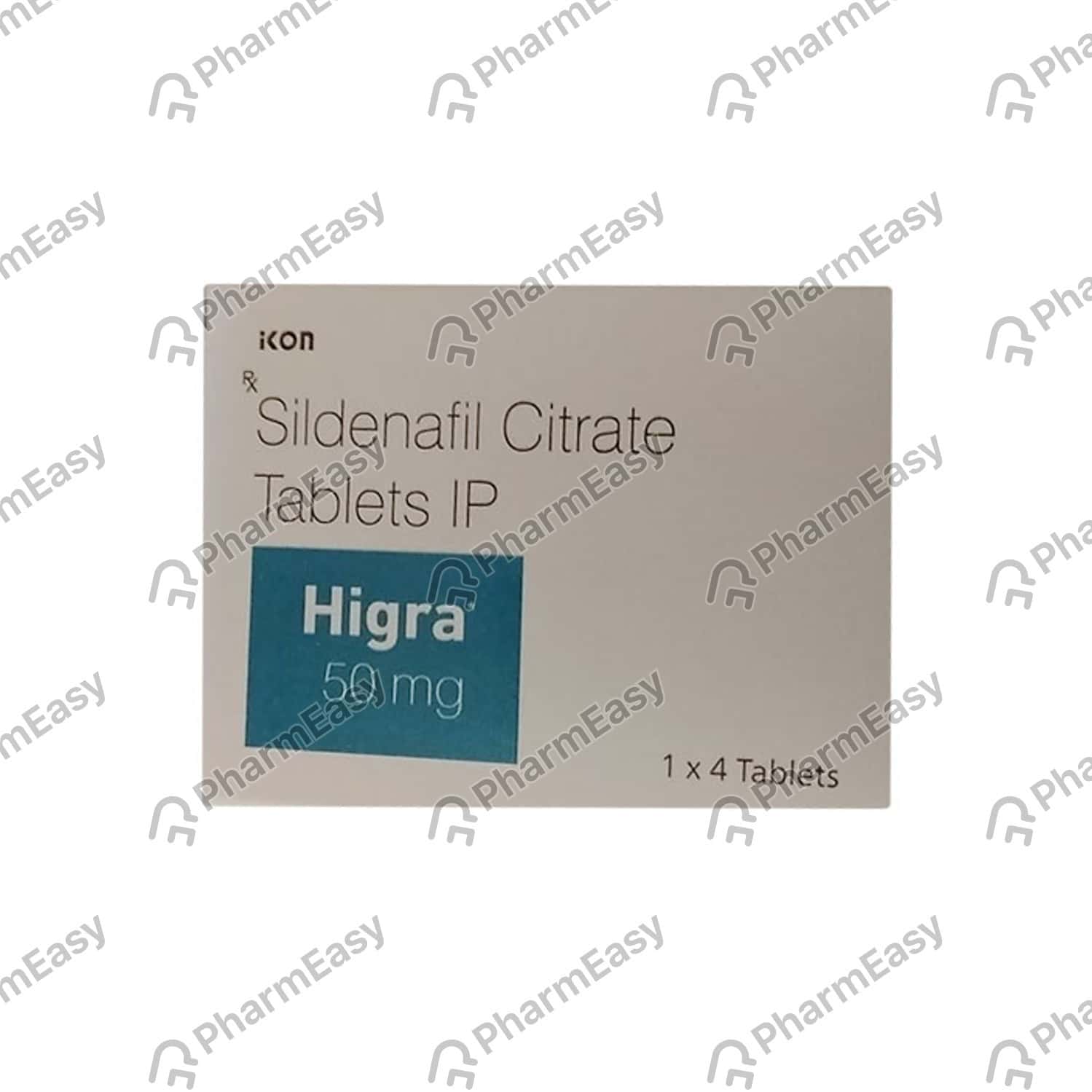 Higra 50 MG Tablet (4): Uses, Side Effects, Price & Dosage | PharmEasy