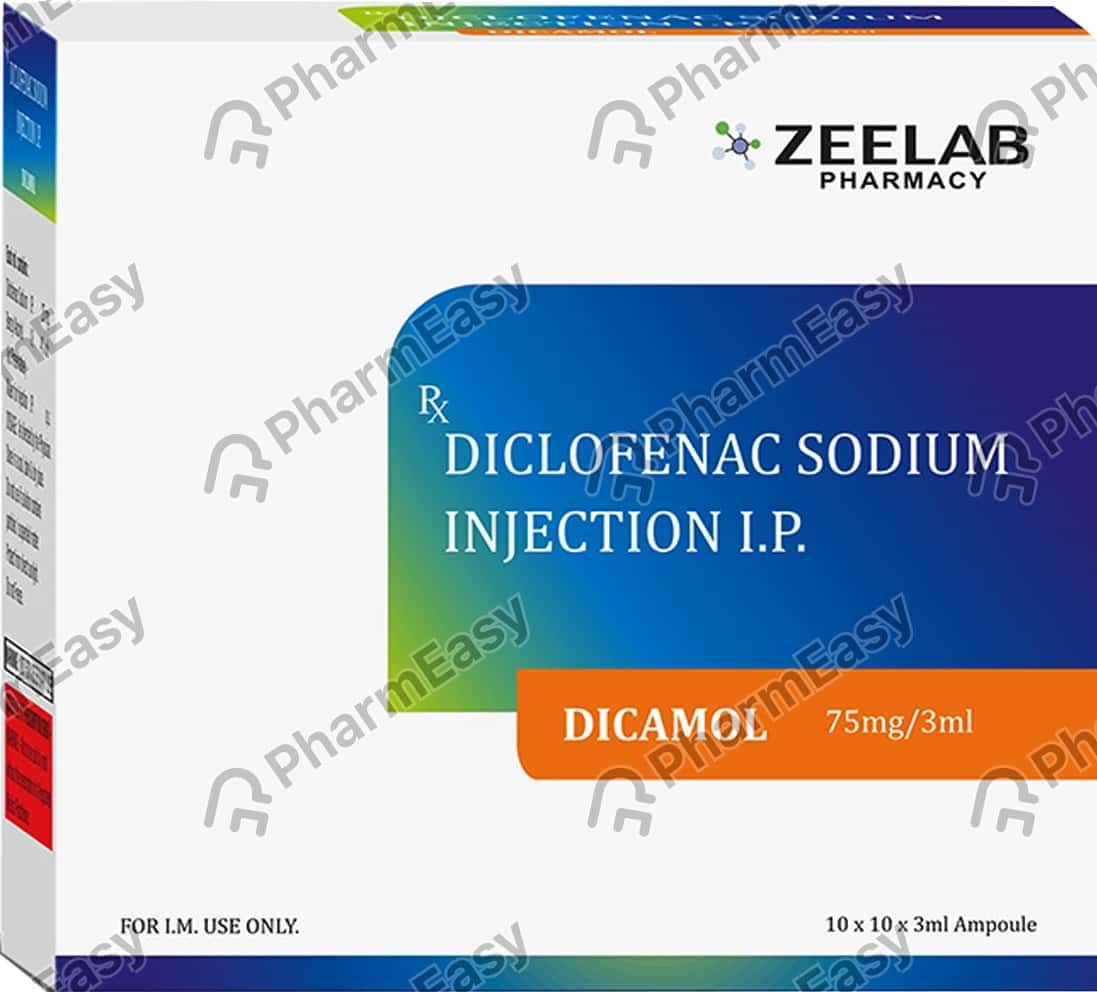 Dicamol 75 MG Injection (3): Uses, Side Effects, Price & Dosage | PharmEasy