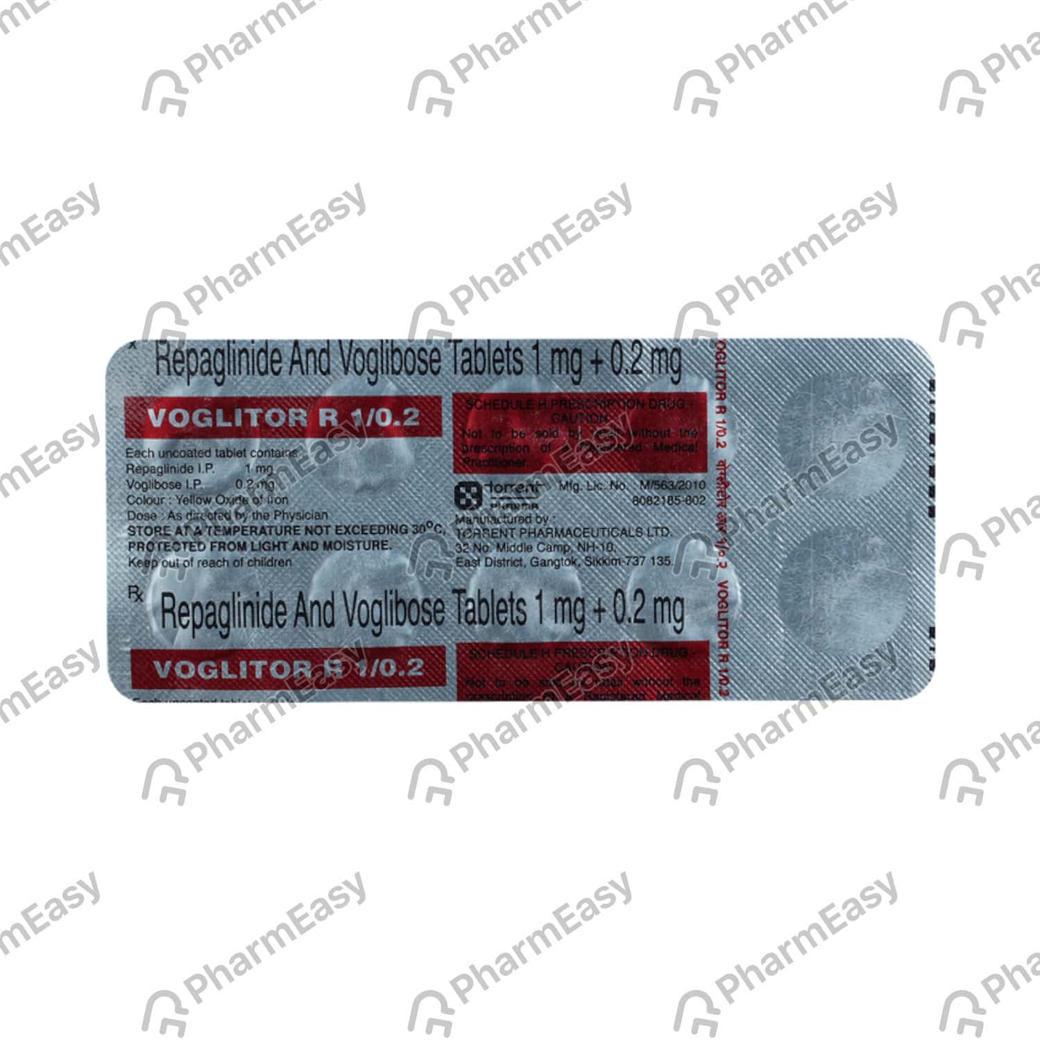 Voglitor R 1/0.2 Strip Of 10 Tablets: Uses, Side Effects, Price ...