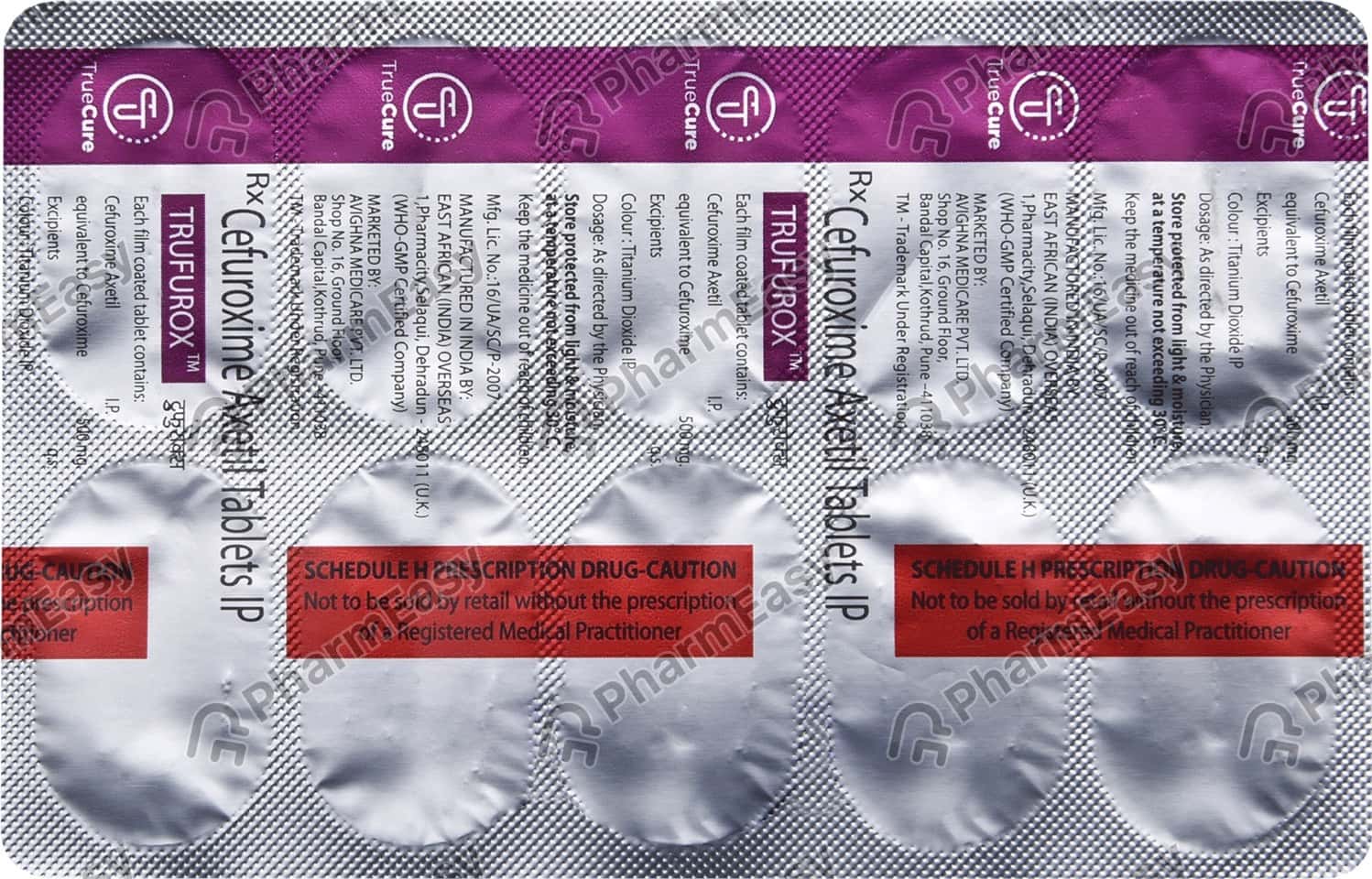 Trufurox 500 MG Tablet (10): Uses, Side Effects, Price & Dosage | PharmEasy