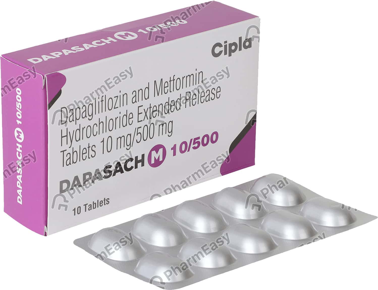 Buy Dapasach M 10/500mg Strip Of 10 Tablets Online at Flat 15% OFF ...