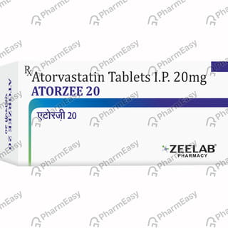 Atorzee 20 MG Tablet (10): Uses, Side Effects, Price & Dosage | PharmEasy
