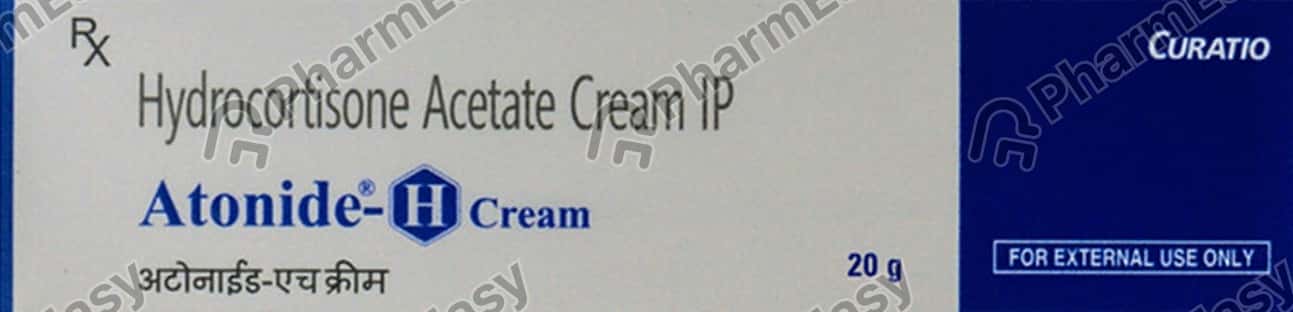 Buy Atonide H 1 %W/W Cream (20) Online & Save Up to 24% at PharmEasy