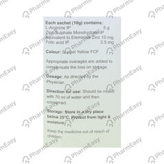 Buy Lrzin Forte Orange Flavour Sugar Free Sachet Of 10gm Granules ...