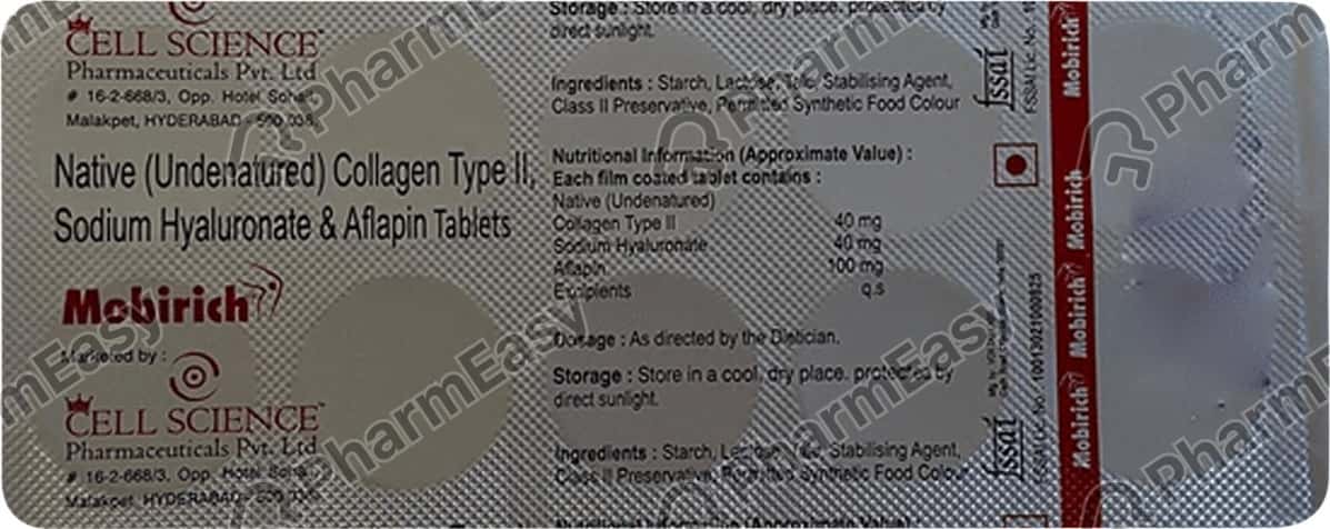 Buy Mobirich Strip Of 10 Tablets Online at Flat 15% OFF | PharmEasy