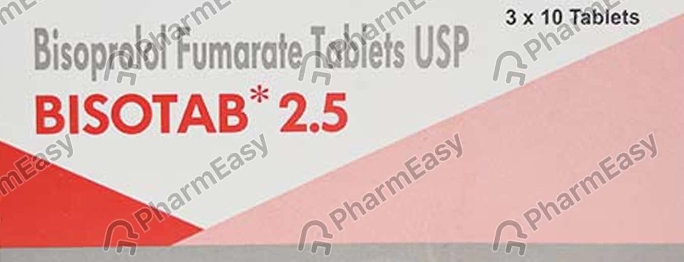 Bisotab 2.5 MG Tablet (10): Uses, Side Effects, Price & Dosage | PharmEasy