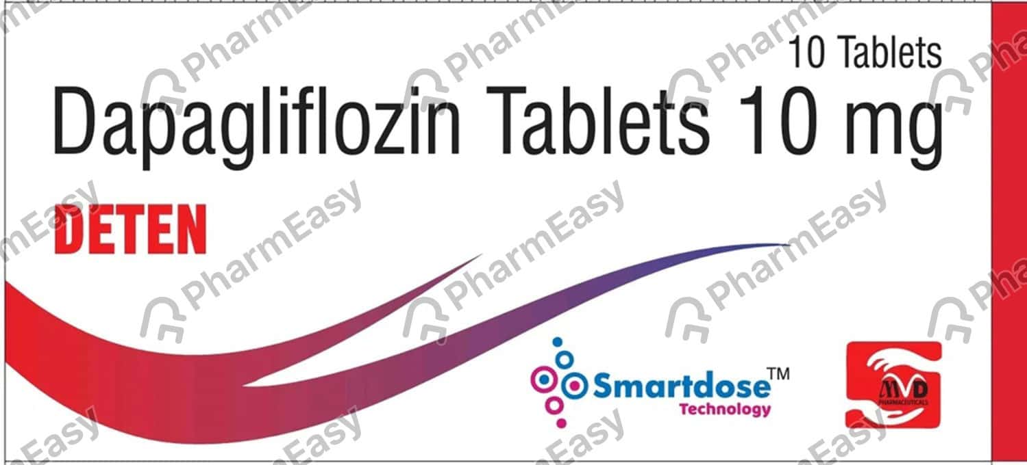 Deten 10 MG Tablet (10): Uses, Side Effects, Price & Dosage | PharmEasy